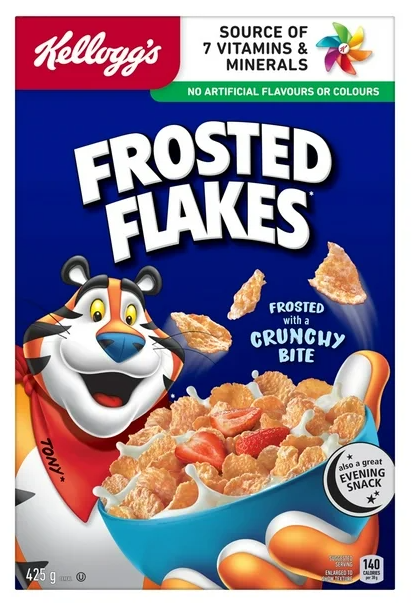 Kellogg's Canadian Frosted Flakes Cereal, 425g — CanadaGroceryStore