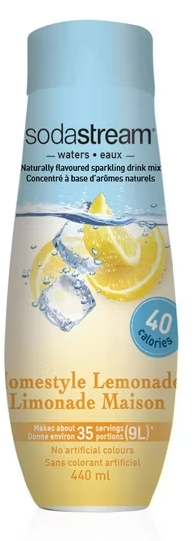 SodaStream Waters, HomeStyle Lemonade Flavour Drink Mix, 440mL