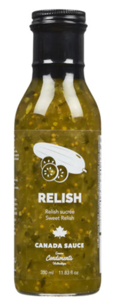 Canada Sauce Sweet Relish Made with Cane Sugar 350ml