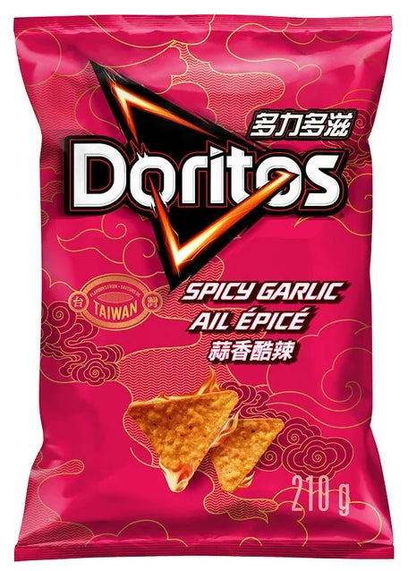 Doritos Spicy Garlic Flavored Tortilla Chips, 210g
