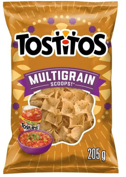 Tostitos Tortilla Chips Multigrain Scoops! 205g