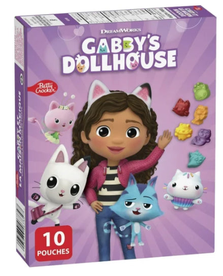Betty Crocker Gluten Free Gabby's Dollhouse Kids Edition Fruit Snacks