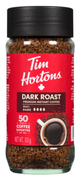 Tim Hortons Instant Coffee Premium Dark Roast 100g