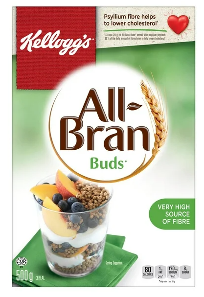 Kellogg's All-Bran Buds Cereal, 500g