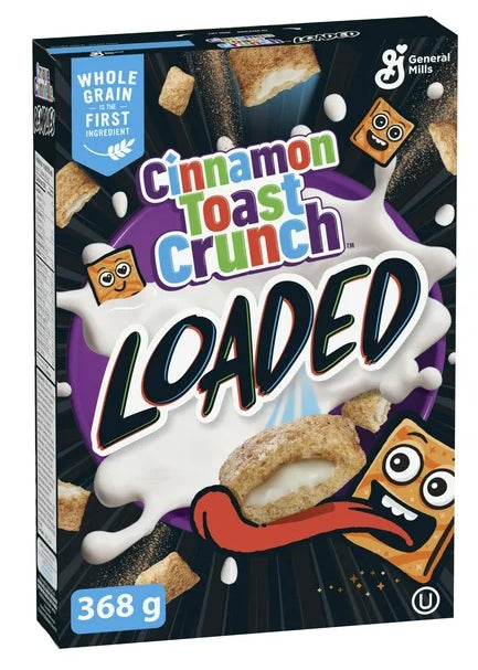 Cinnamon Toast Crunch Loaded Cereal, Whole Grains, 368g
