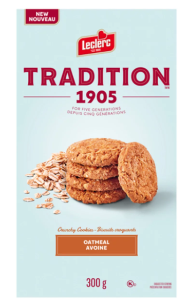 Leclerc Tradition 1905 Crunchy Cookie Oatmeal 300g